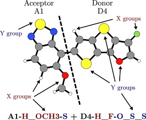 Machine learning-based screening of complex molecules for polymer solar ...